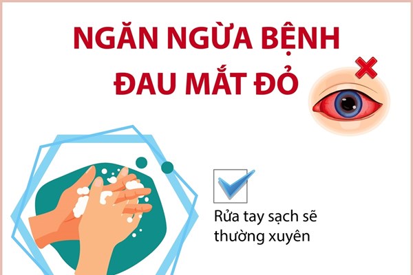 Cách ngăn ngừa bệnh đau mắt đỏ