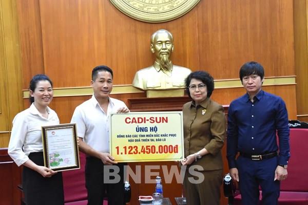 CADI-SUN ủng hộ đồng bào vùng bão lũ hơn 1,1 tỷ đồng